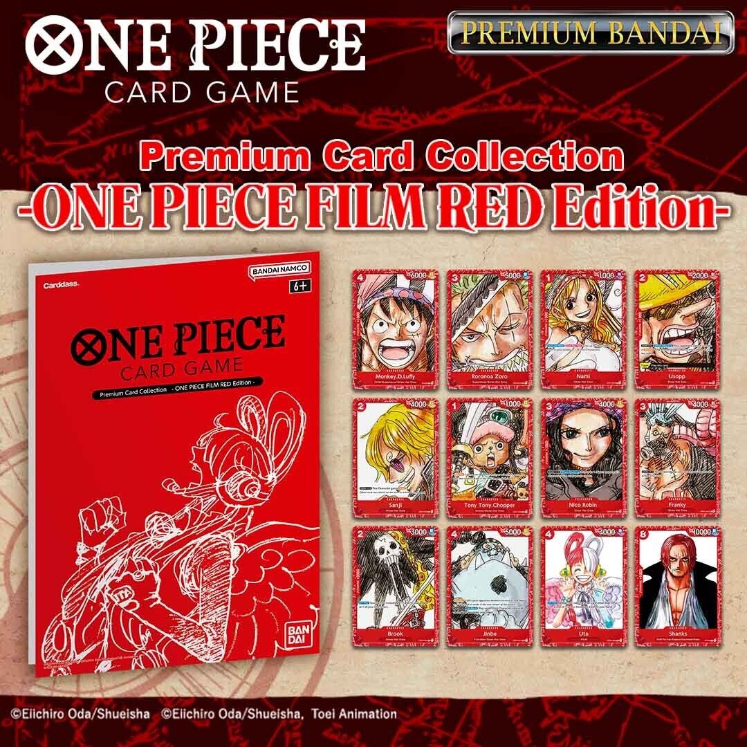 One Piece TCG: Premium Card Collection - Film RED Edition ( Ingles ...